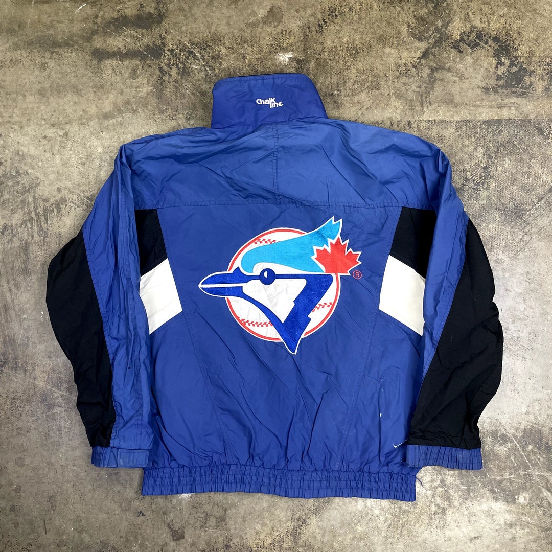 Toronto Blue Jays Rain Coat Chalk Line MLB 90s Full Zip - Etsy