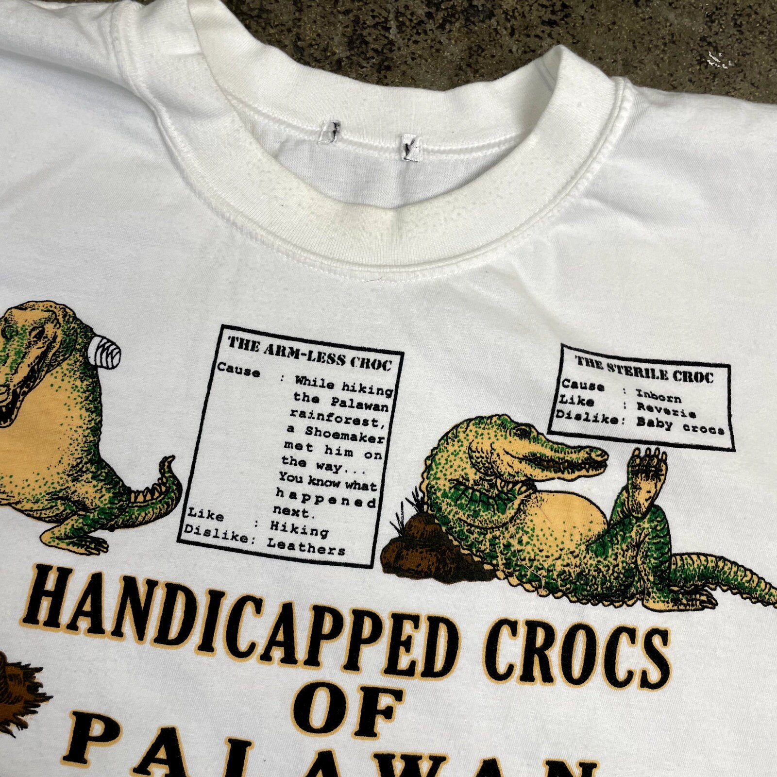 Vintage Crocodile Graphic T-shirt 90s USA Single Stitch Tee - Etsy