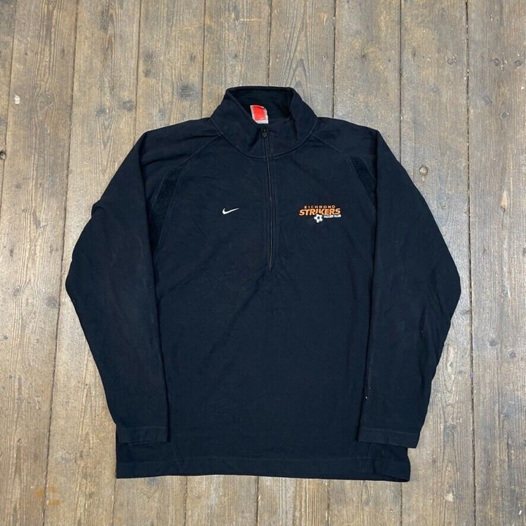 Nike Fleece Swoosh Half Zip Y2K Therma Fit Soccer Jumper - Etsy