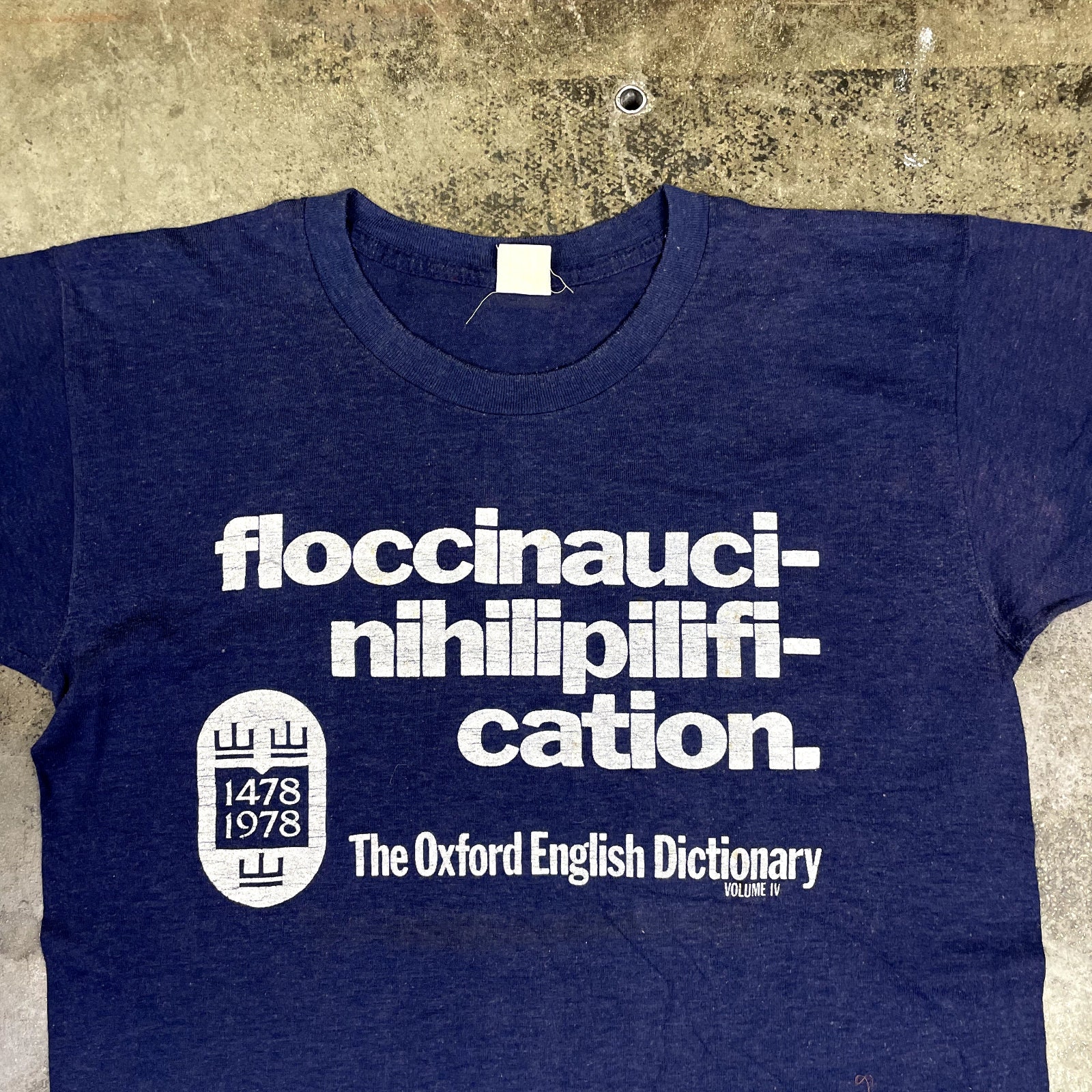 Oxford Dictionary 80s T-shirt Vintage Single Stitch Tee Blue - Etsy