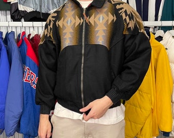 Aztec Bomber Jacket - Etsy Australia