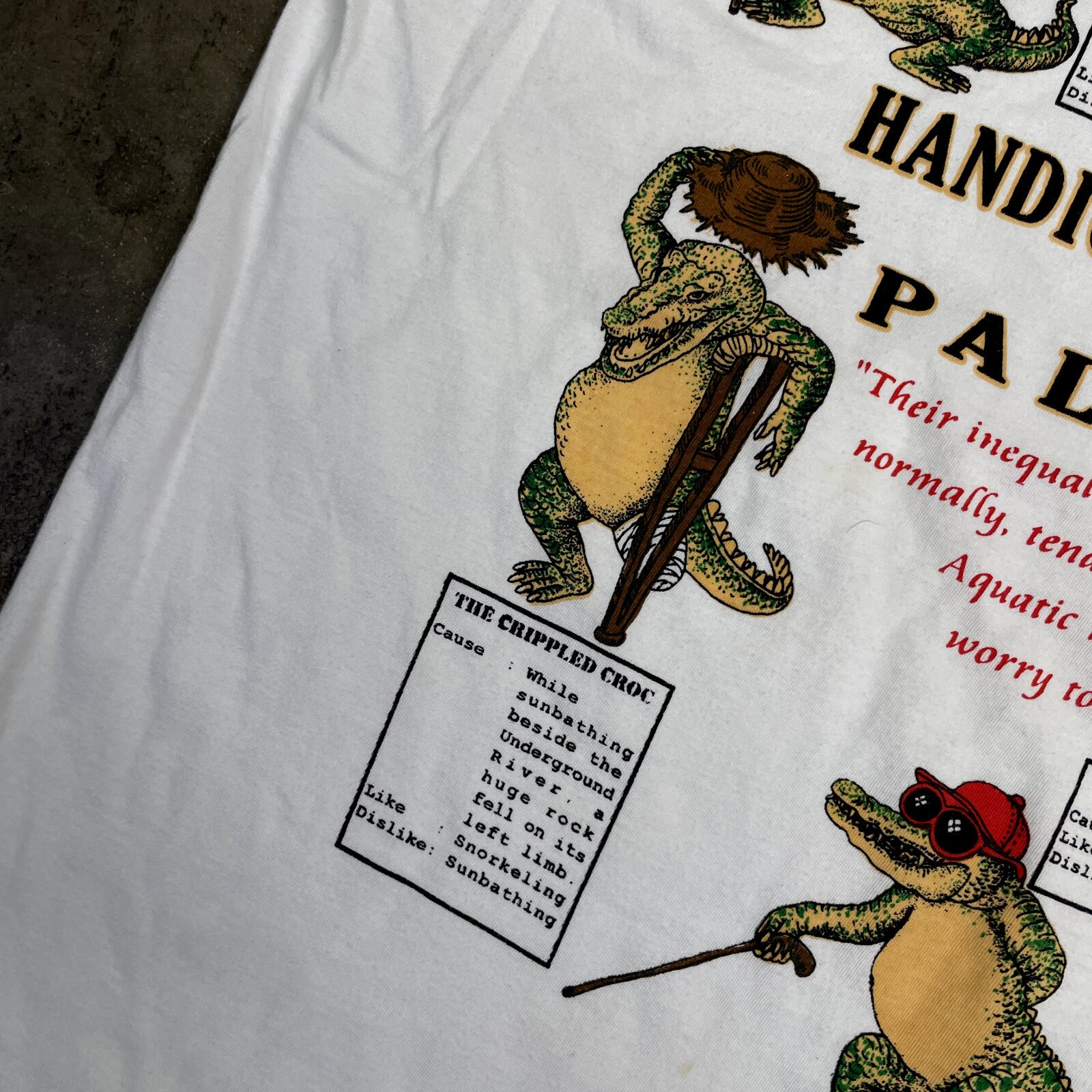 Vintage Crocodile Graphic T-shirt 90s USA Single Stitch Tee - Etsy