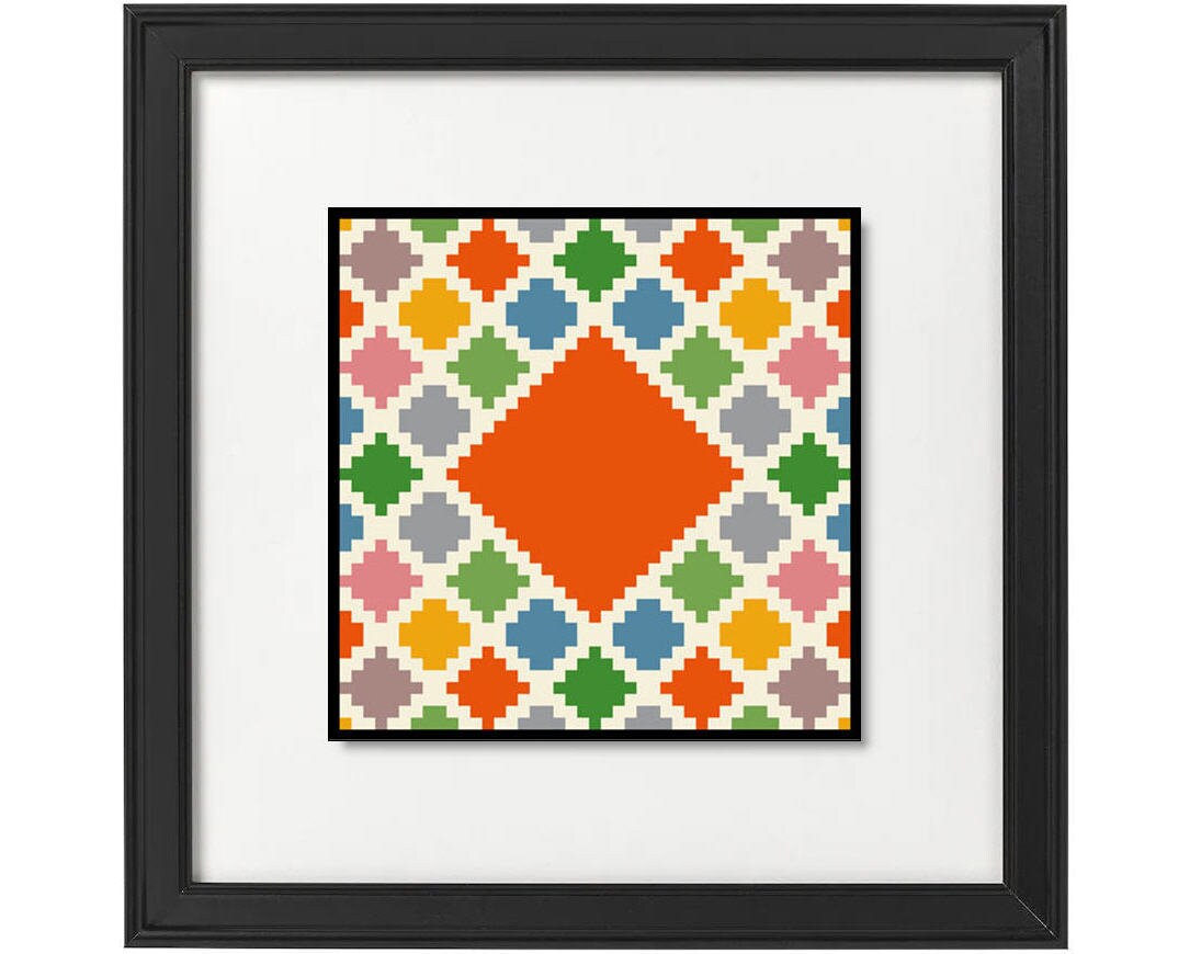 Cross Stitch/diamond Painting Quilt Pattern - Jane Austen's Quilt - Etsy