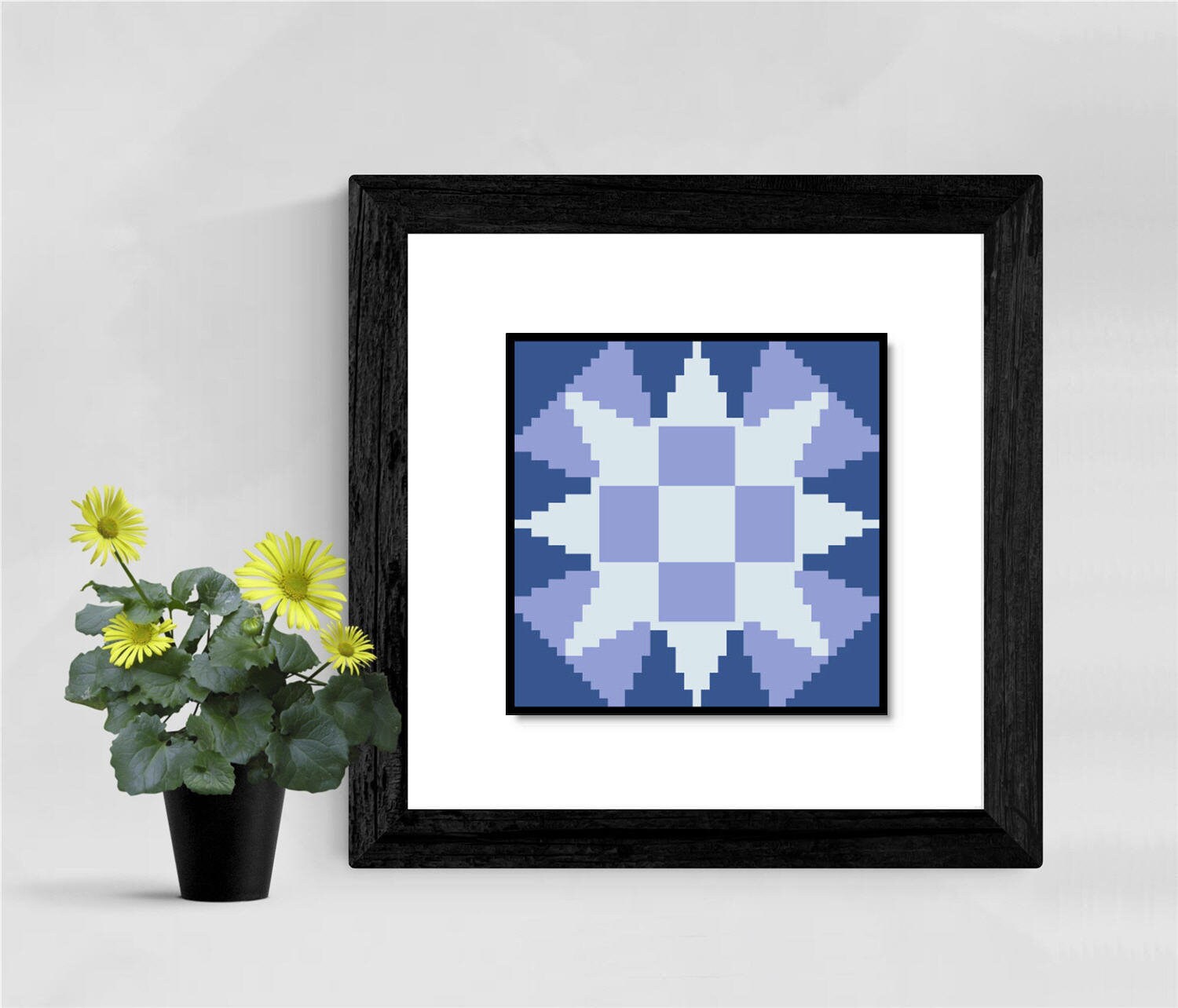 Cross Stitch/diamond Painting Quilt Pattern - New Star of North ...
