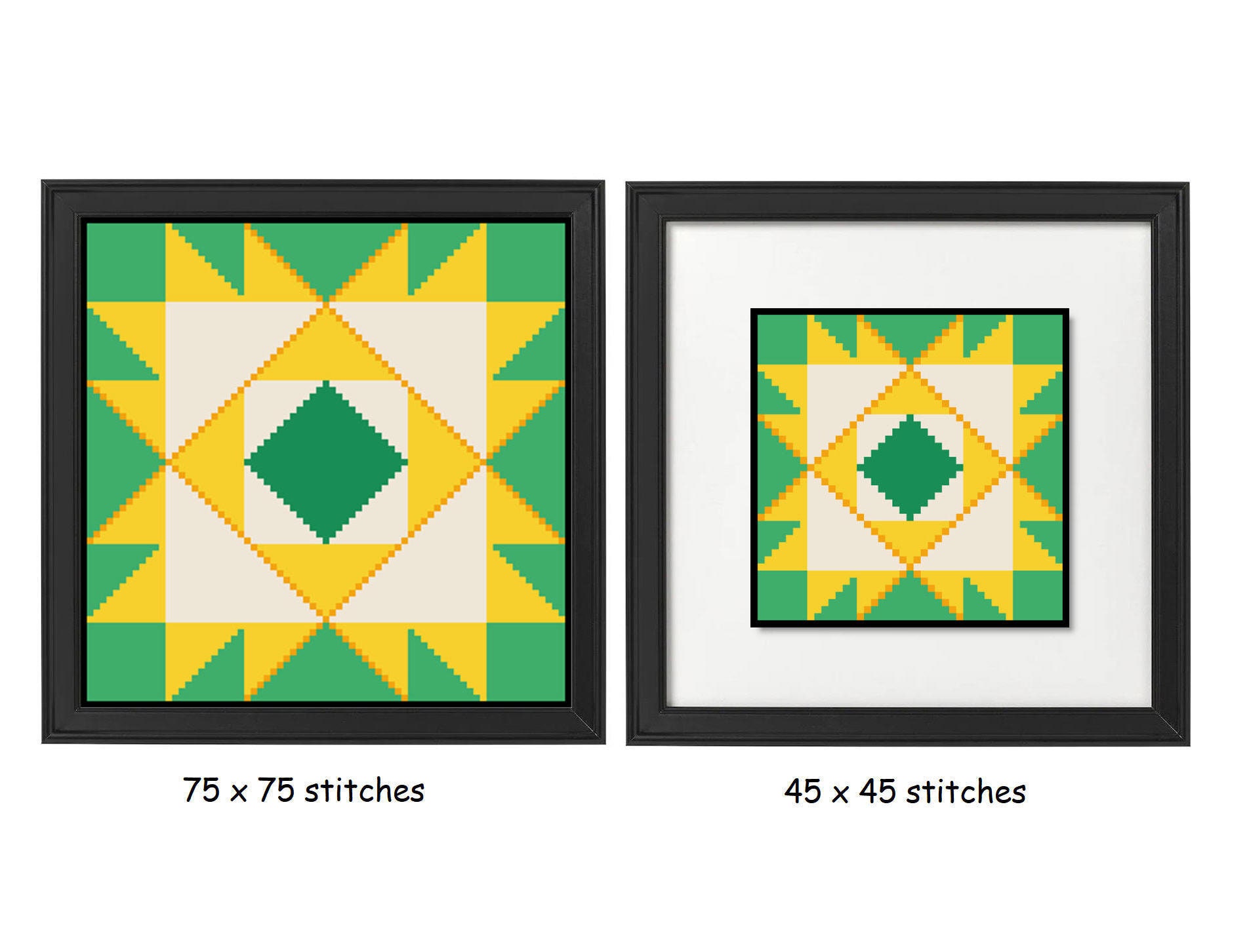 Cross Stitch/diamond Painting Quilt Pattern the Original - Etsy