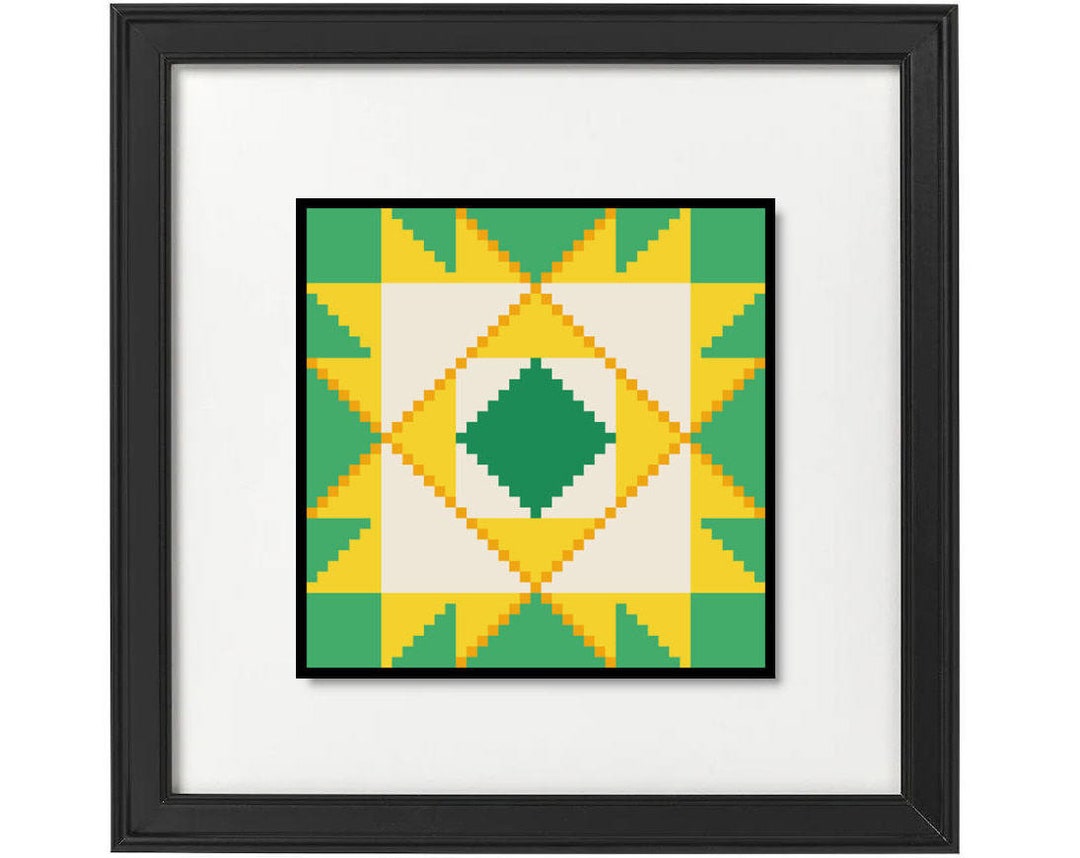 Cross Stitch/diamond Painting Quilt Pattern - the Original - Etsy