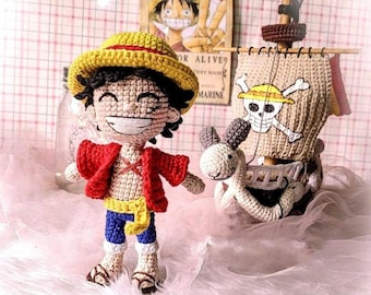 One Piece Anime Crochet Pattern - Etsy