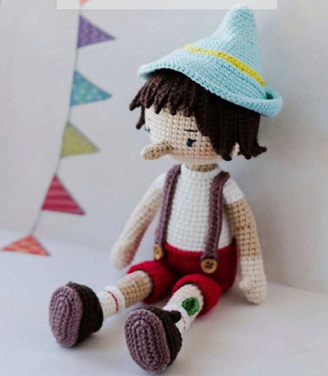 Crochet Pattern Amigurumi Pinocchio Doll Amigurumi PDF English - Etsy