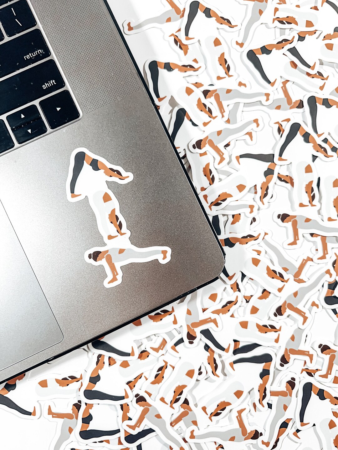 Neutral Yoga Poses Sticker, Yogi Gifts, Yoga Teacher Gifts, Yoga ...