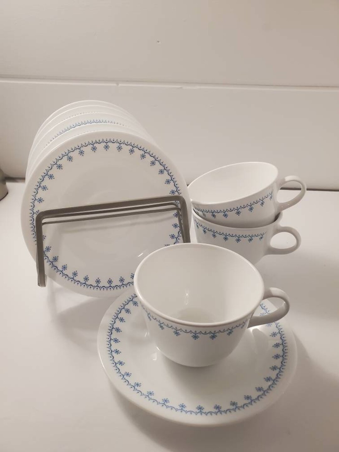 Corelle Snowflake Blue - Etsy