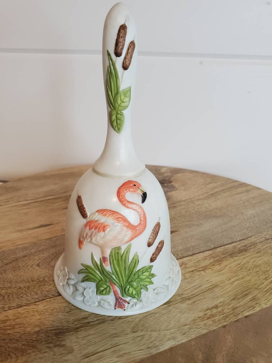 Lefton 1967 Flamingo Bell 7 - Etsy