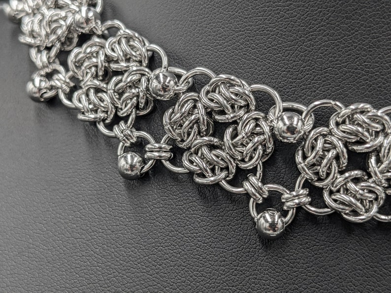 Chainmail Medieval/renaissance Stainless Steel Necklace - Etsy