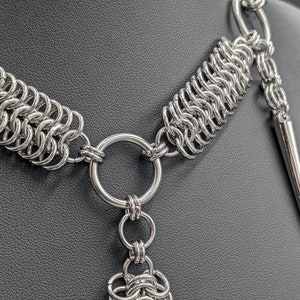 Chainmail Gothic-style Stainless Steel Necklace - Etsy