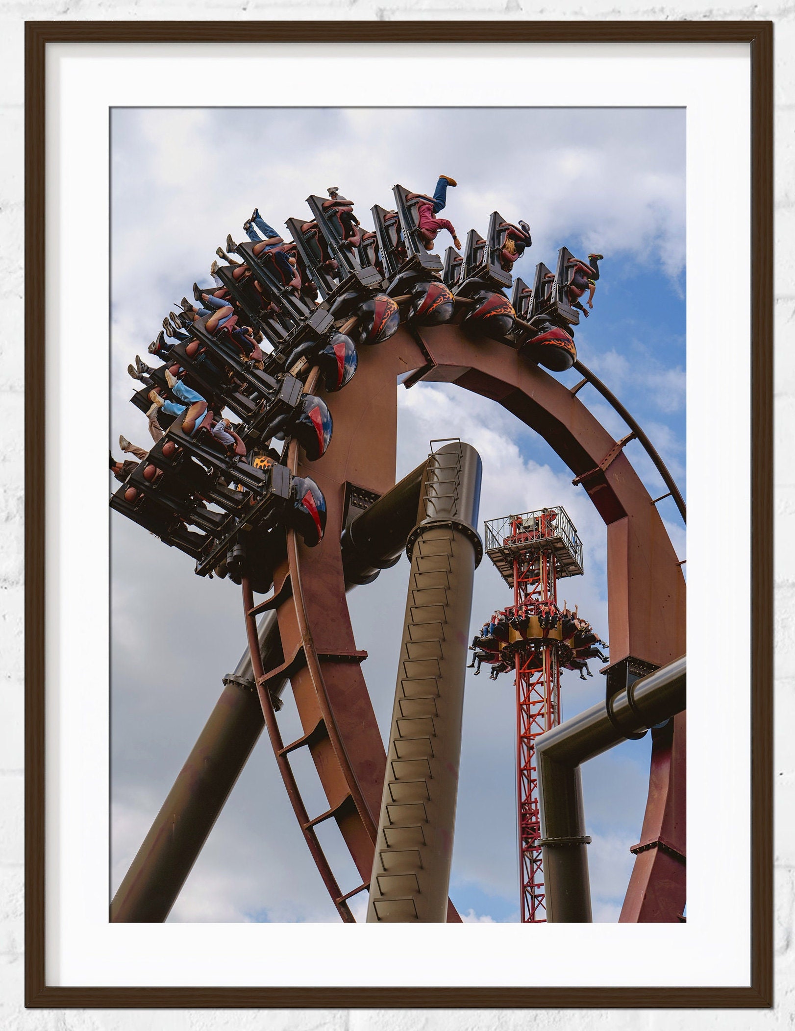 Nemesis Inferno at Thorpe Park Rollercoaster Print - Etsy UK