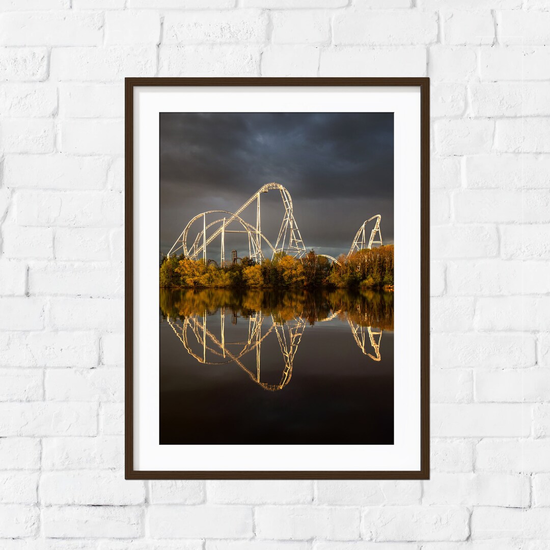 Hyperia at Thorpe Park Rollercoaster Print - Etsy