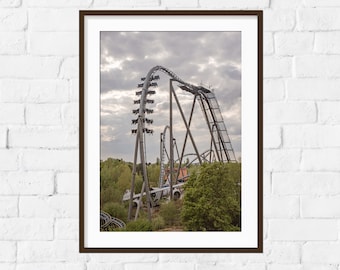 Swarm, Thorpe Park Resort Theme Park, England. Rollercoaster Digital ...