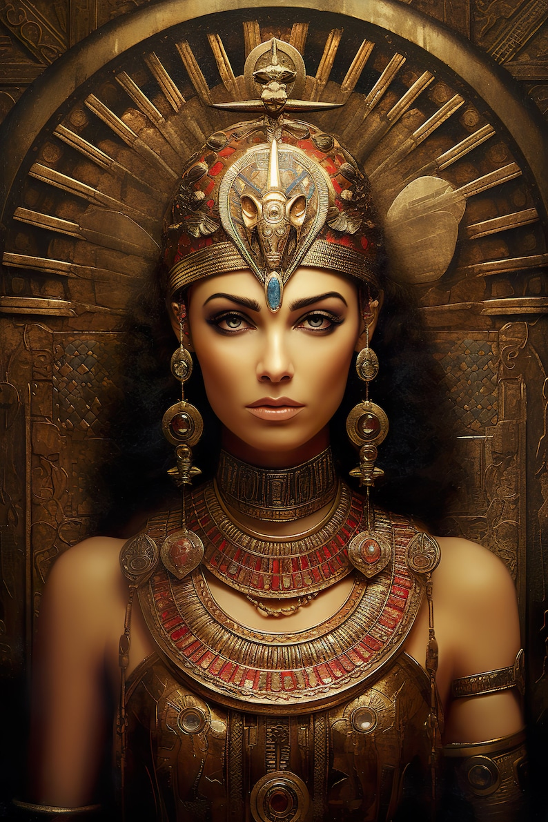 Unique Egyptian Cleopatra Art 4k+ - Etsy