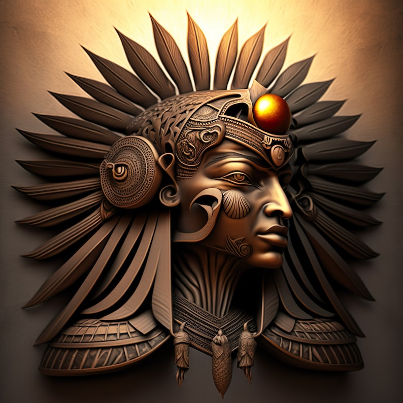 Egyptian Sun God Ra Digital Art 4k+ Resolution. Perfect for Tablet ...