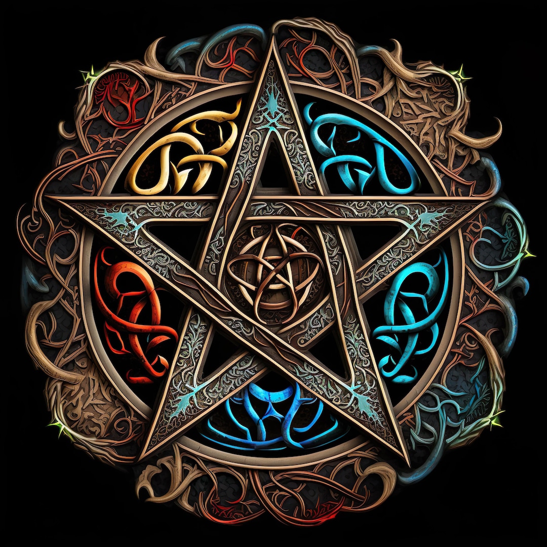 Wiccan Pentagram and Pentacle Art 4k+ - Etsy