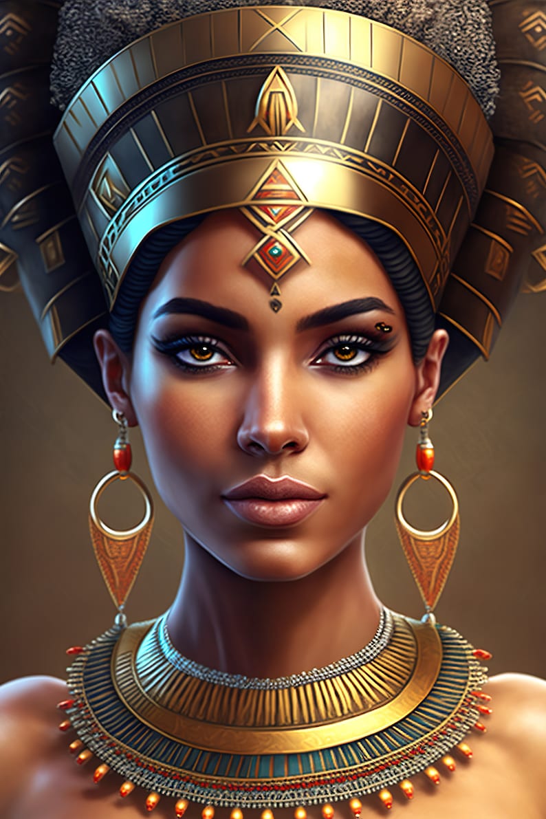 Unique Egyptian Cleopatra Art 4k+ - Etsy