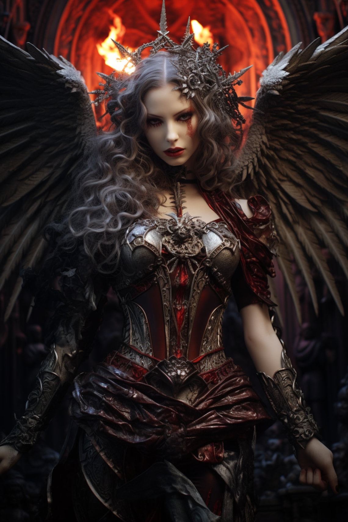 Lilith Goddess of the Night Digital Art - V1 - Etsy