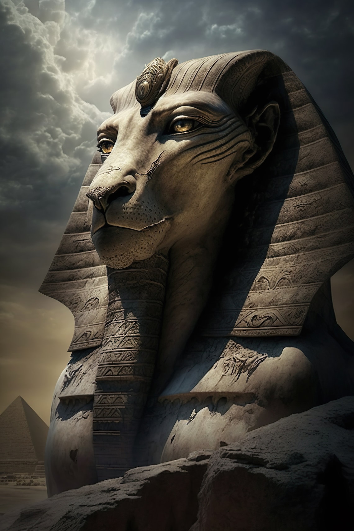 Egyptian Sphinx Art 4k+ - Etsy