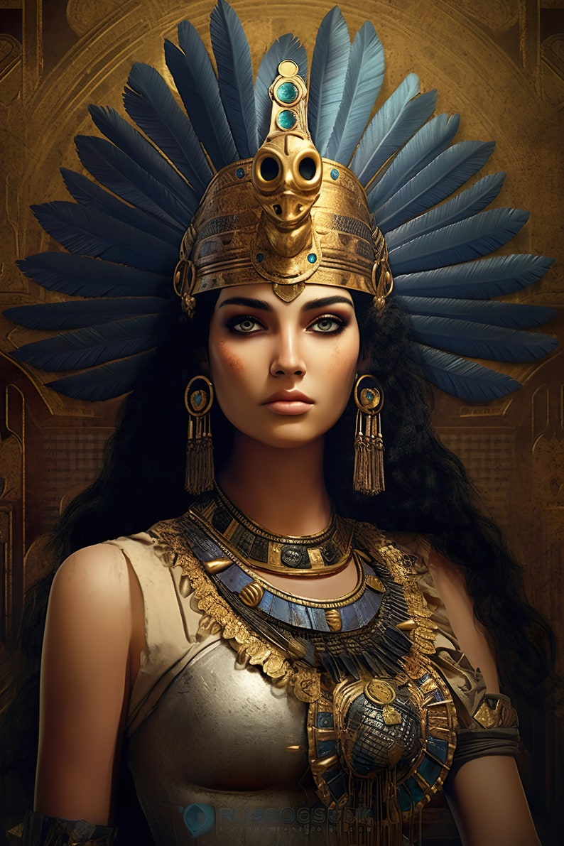 Unique Egyptian Cleopatra Art 4k+ - Etsy