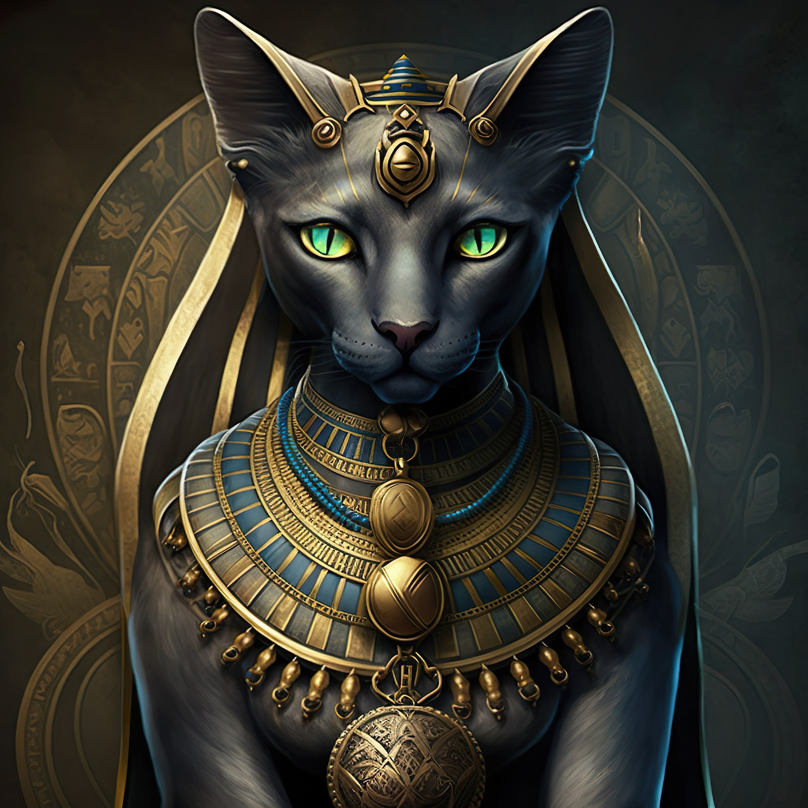 Egyptian Goddess Bastet Art 4k+ - Etsy