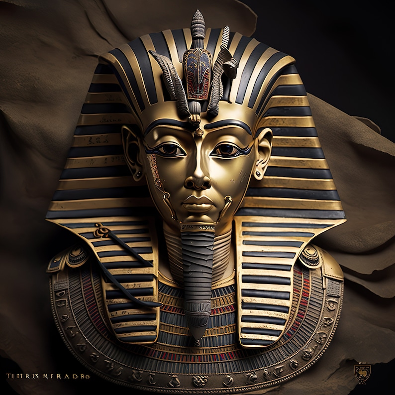 Tutankhamun King Tut Art 4k+ - Etsy