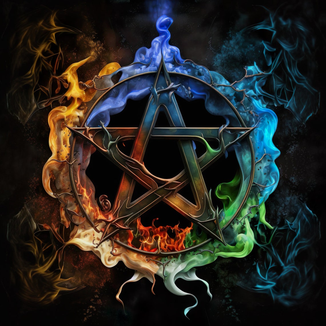 Wiccan Pentagram and Pentacle Art 4k+ - Etsy