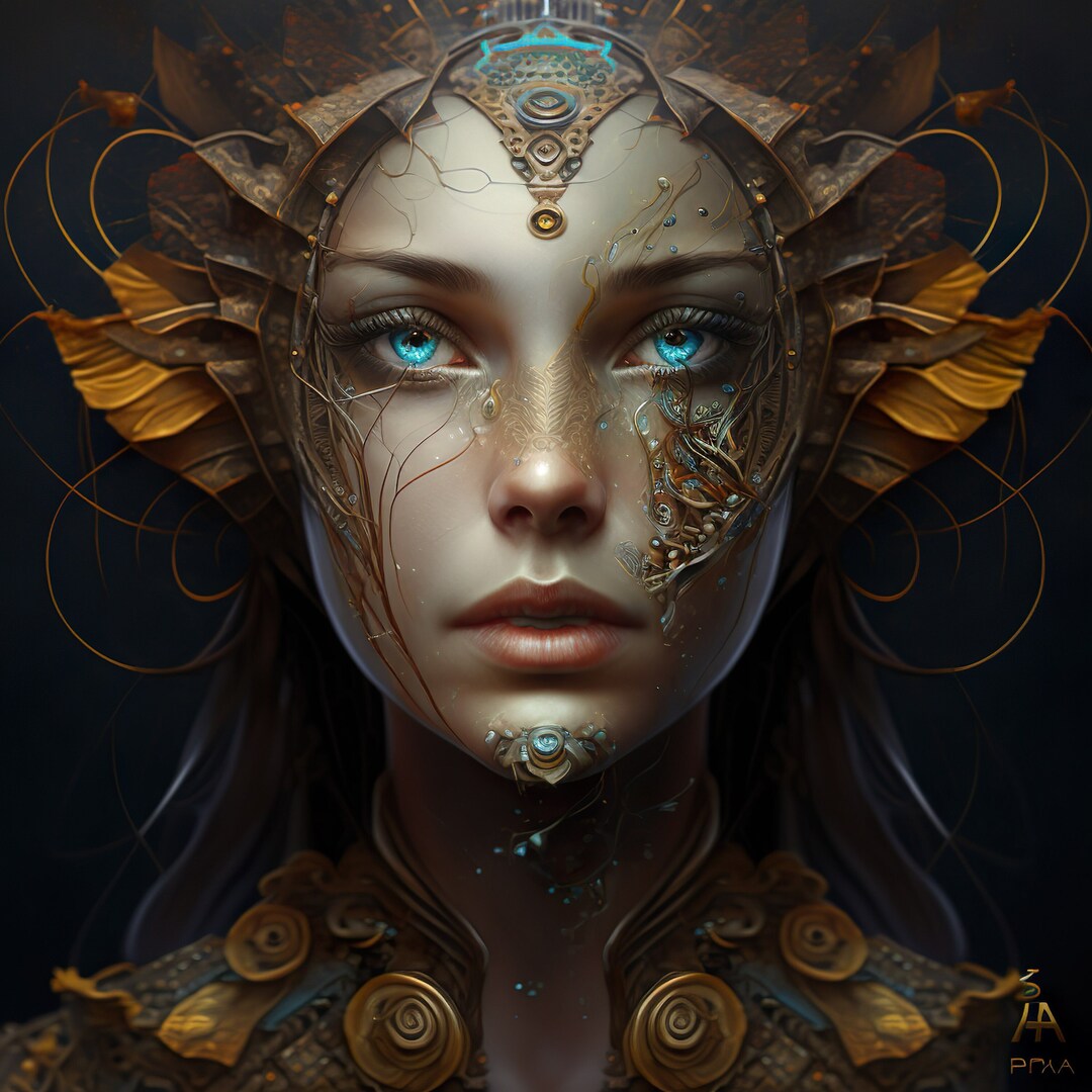 Autumn Goddess Art: All Seeing Eye Digital Wallpaper (4K) - Etsy