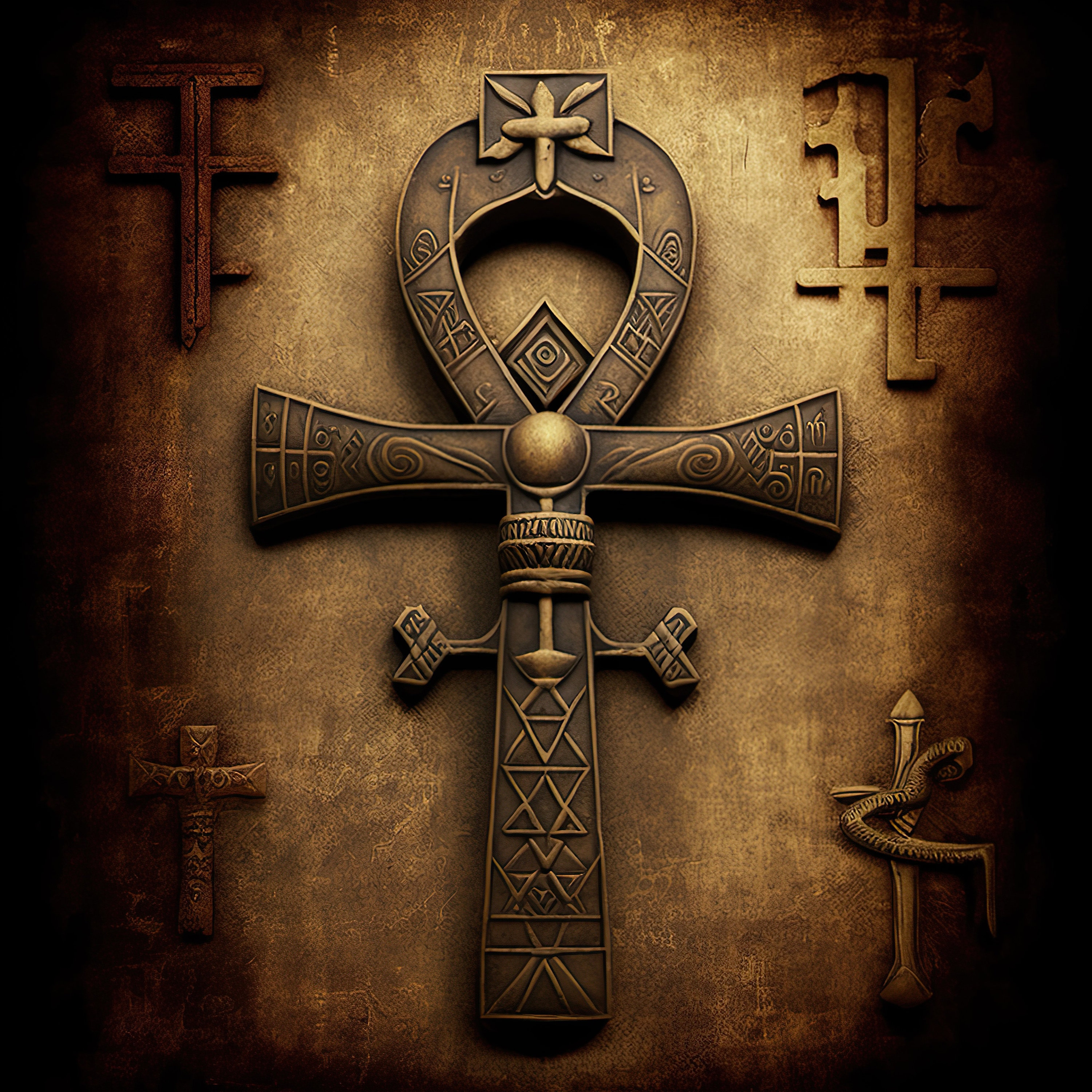 Egyptian Ankh Wallpaper