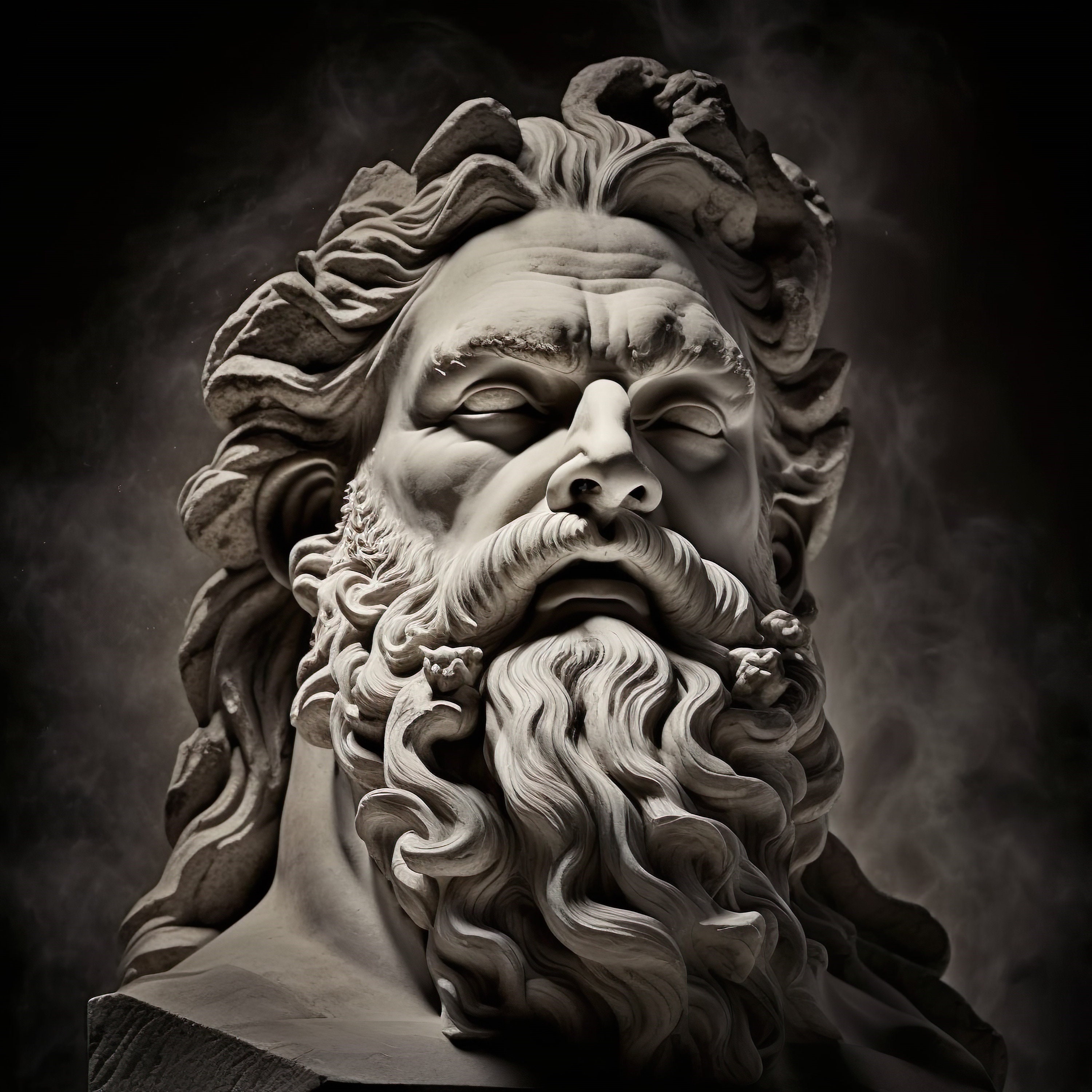 Greek God Zeus Art 4k+ - Etsy