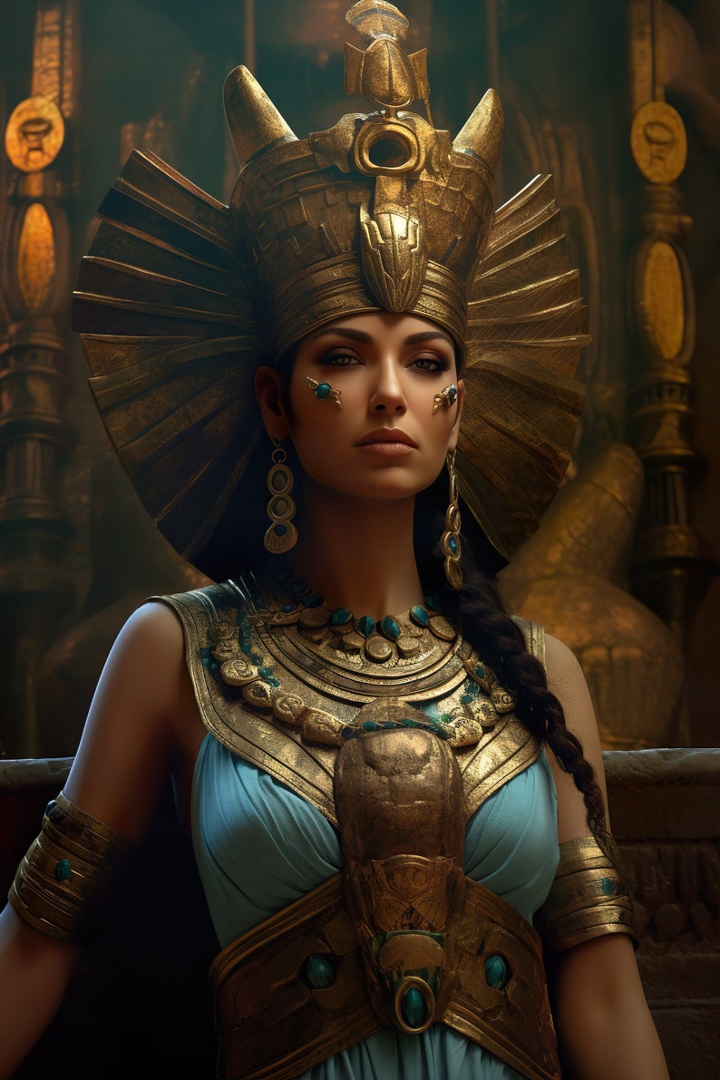 Unique Egyptian Cleopatra Art 4k+ - Etsy