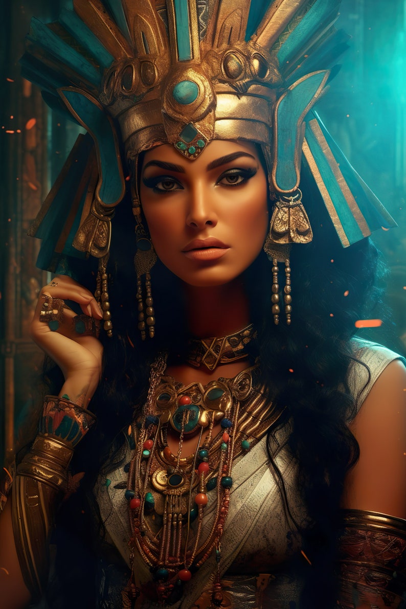Unique Egyptian Cleopatra Art 4k+ - Etsy