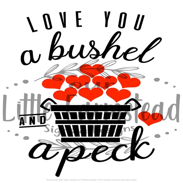 Bushel and a Peck - Etsy