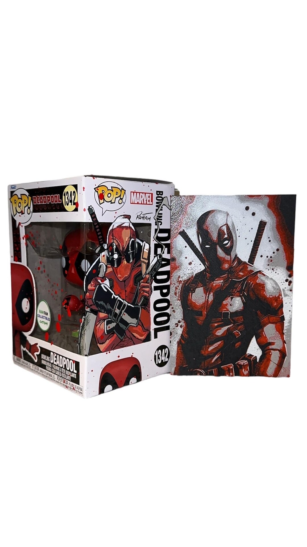 Custom Deadpool Funko Pop - Etsy