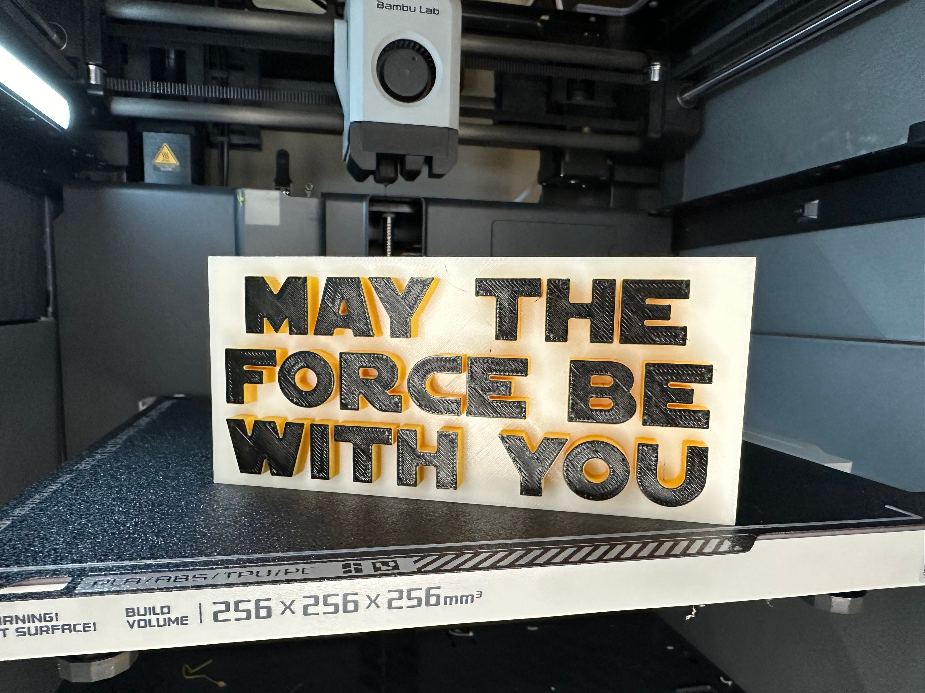 Star Wars Desk Sign May the Force Be With You - Etsy