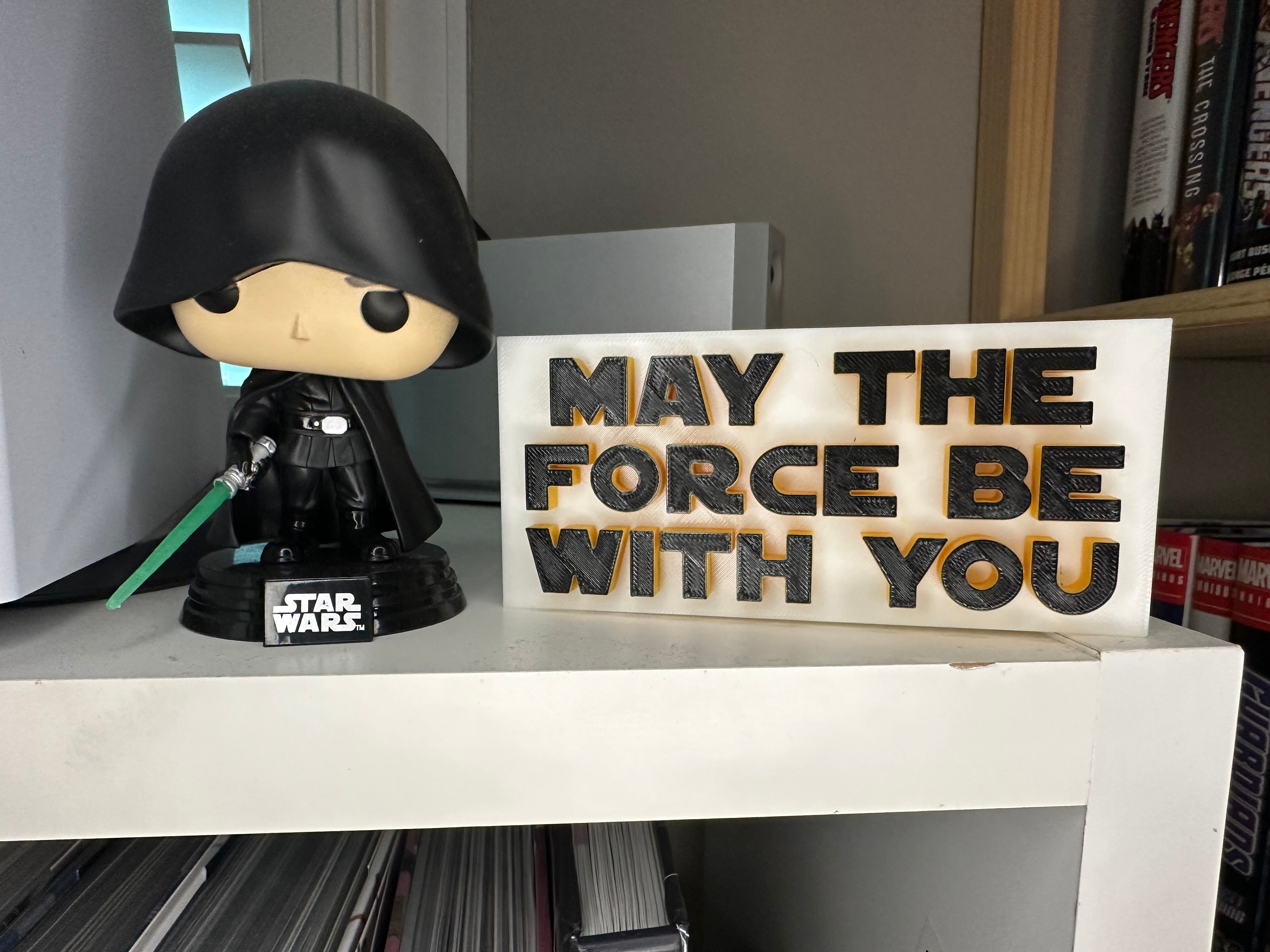 Star Wars Desk Sign May the Force Be With You - Etsy