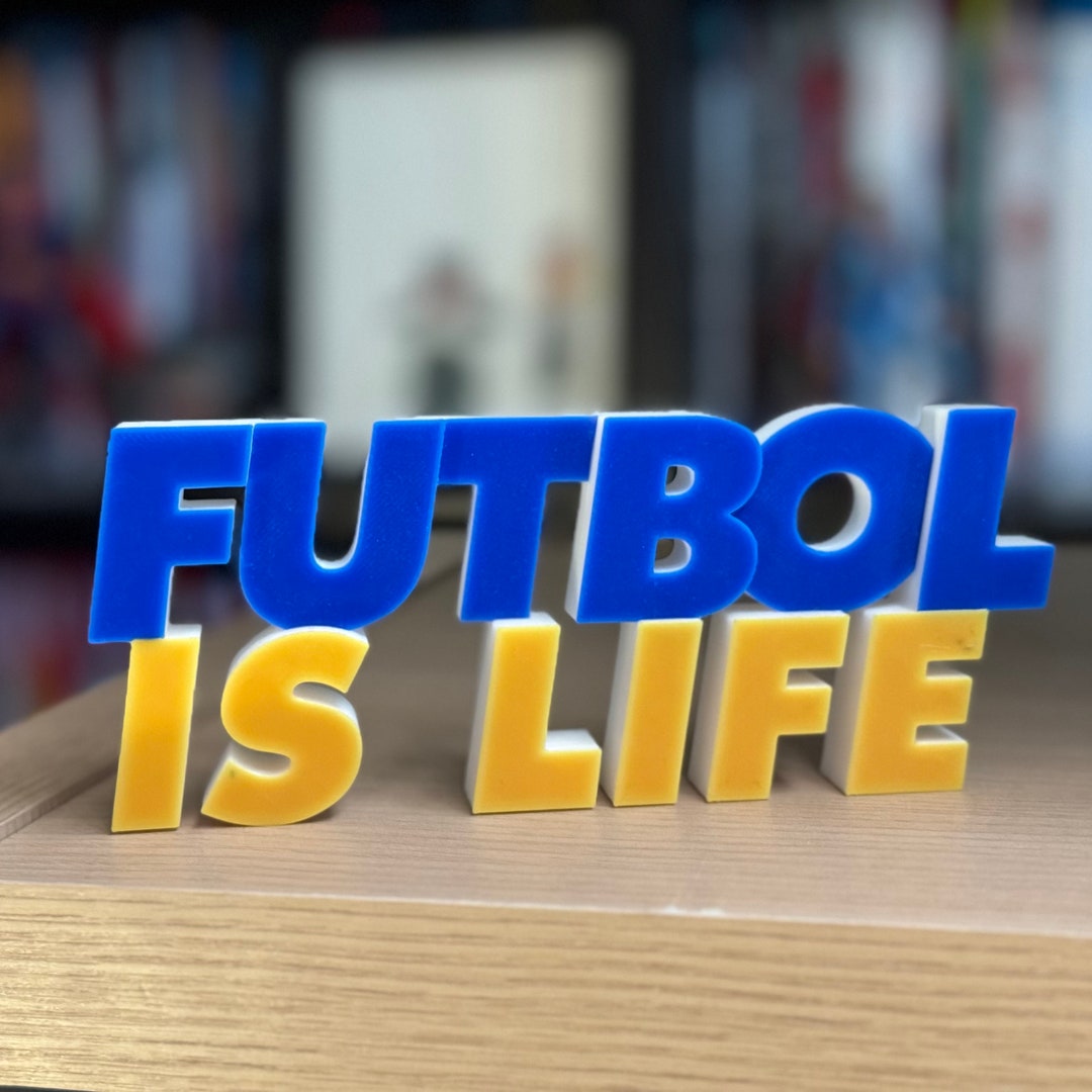 Ted Lasso Desk Sign | Futbol is Life | Home Decor | Soccer - Etsy