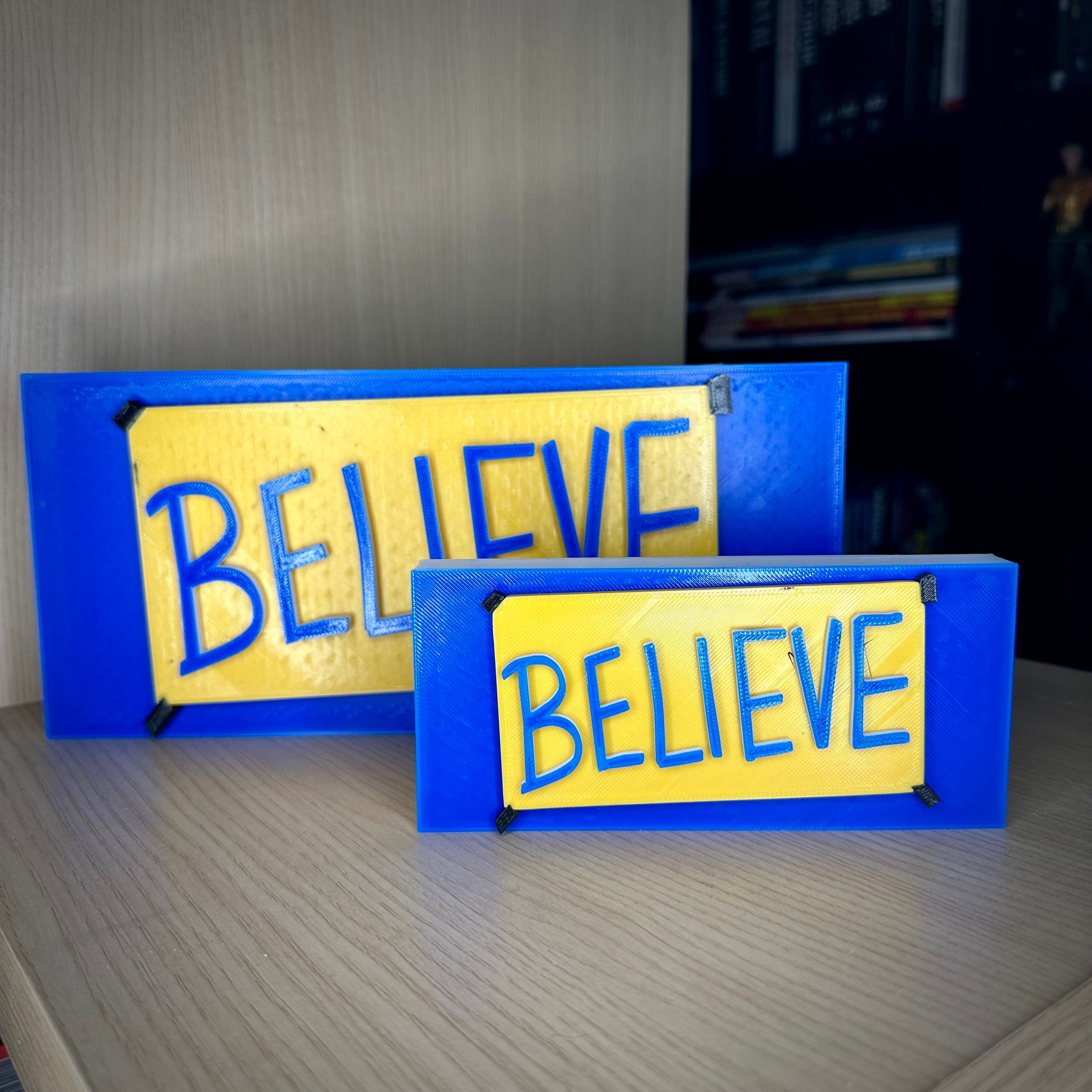 Believe Wall Sign Ted Lasso Decor 3d Print T Etsy