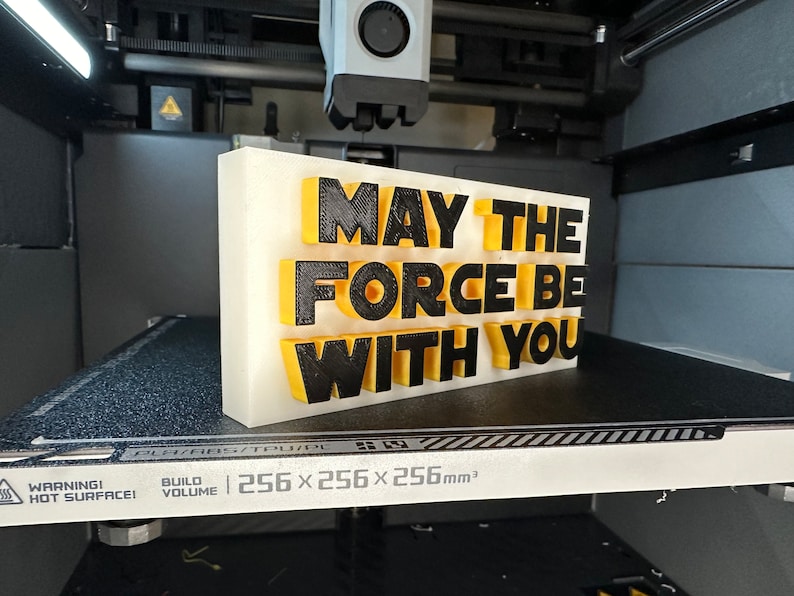 Star Wars Desk Sign May the Force Be With You - Etsy