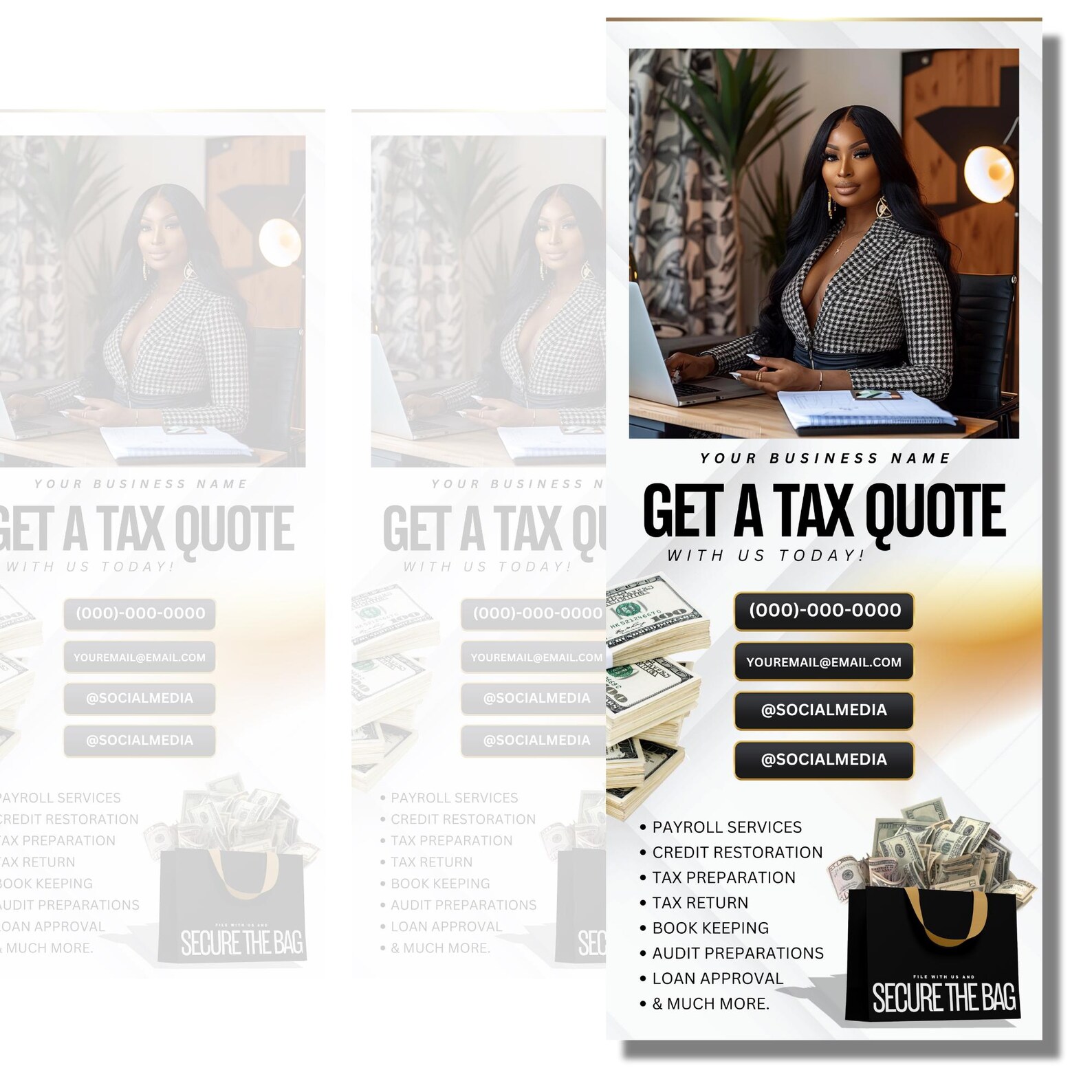 DIY Tax Season Retractable Banner, Tax Services Retractable Banner, Tax ...
