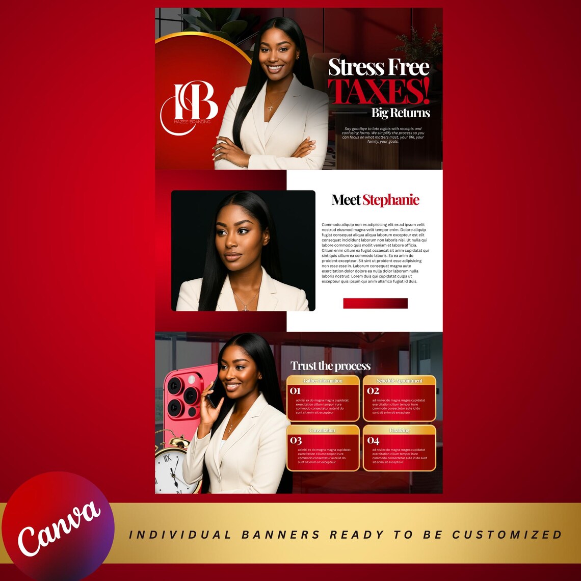 Tax Pro Website | Tax Prep Flyer | Tax Preparation Web Design | Tax ...