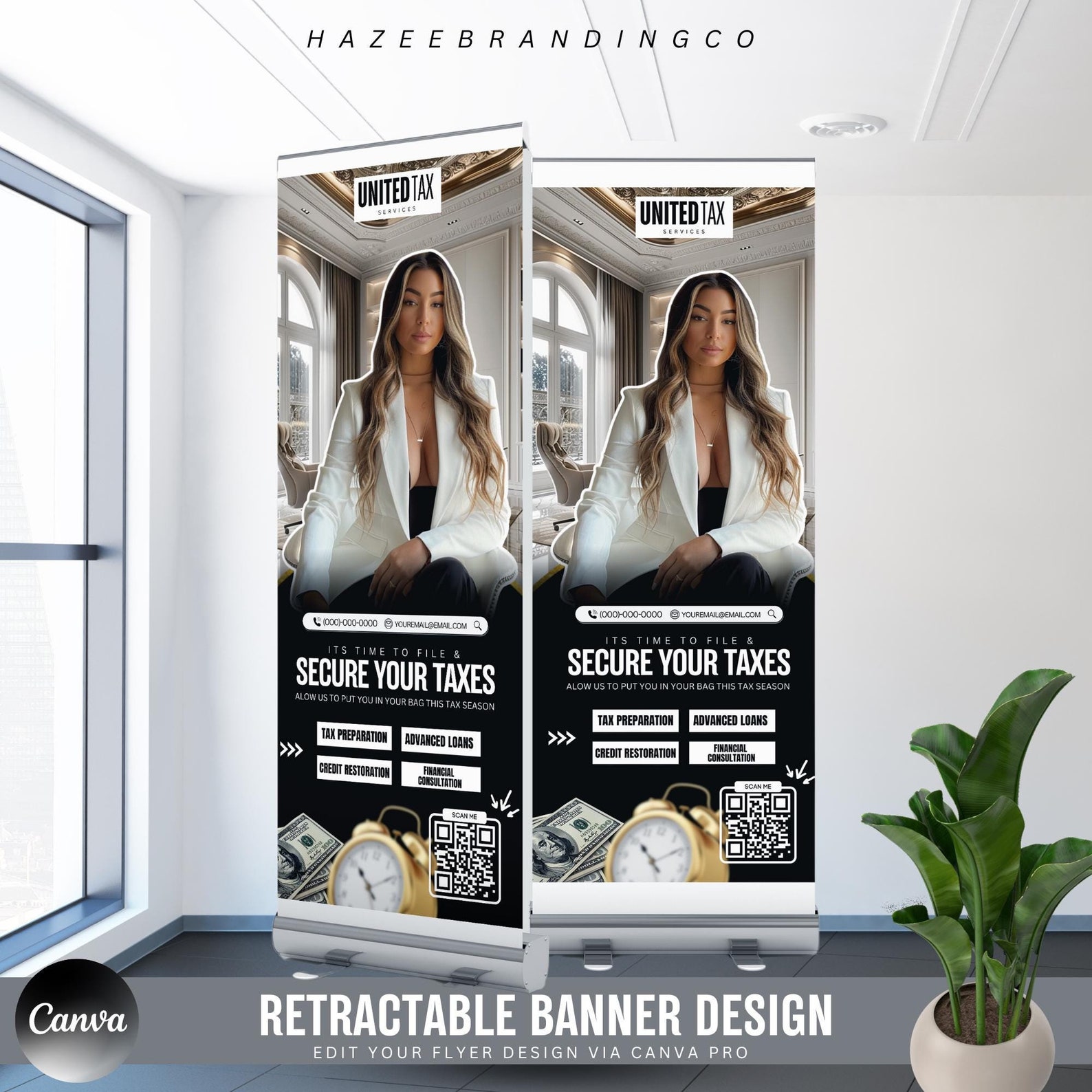 Tax Season Retractable Banner, Tax Services Retractable Banner, Tax ...