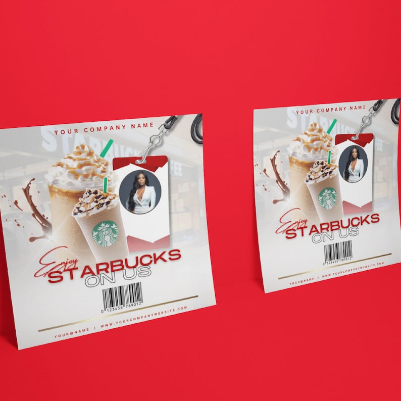 Starbucks Flyer, Coffee Treat Flyer, DIY Flyer Template Design ...