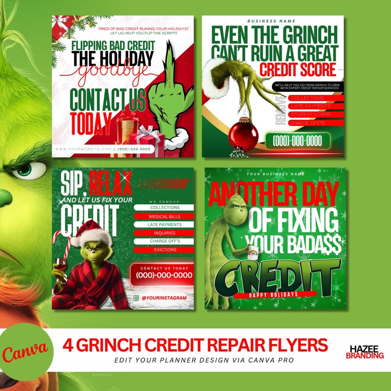 Christmas Repair Flyer - Etsy