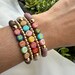 Stacking Heishi Bracelets Gold Heishi Disc Beaded Bracelet - Etsy