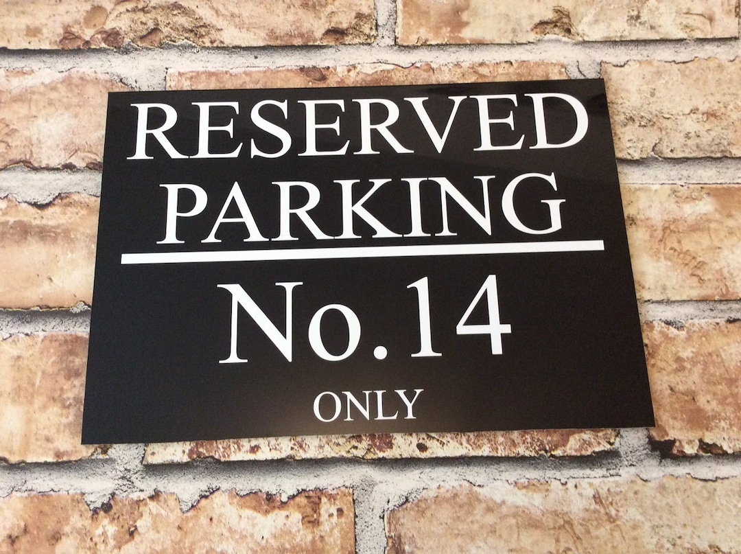 PERSONALISED CUSTOM METAL Private / Reserved / No Parking Sign ...