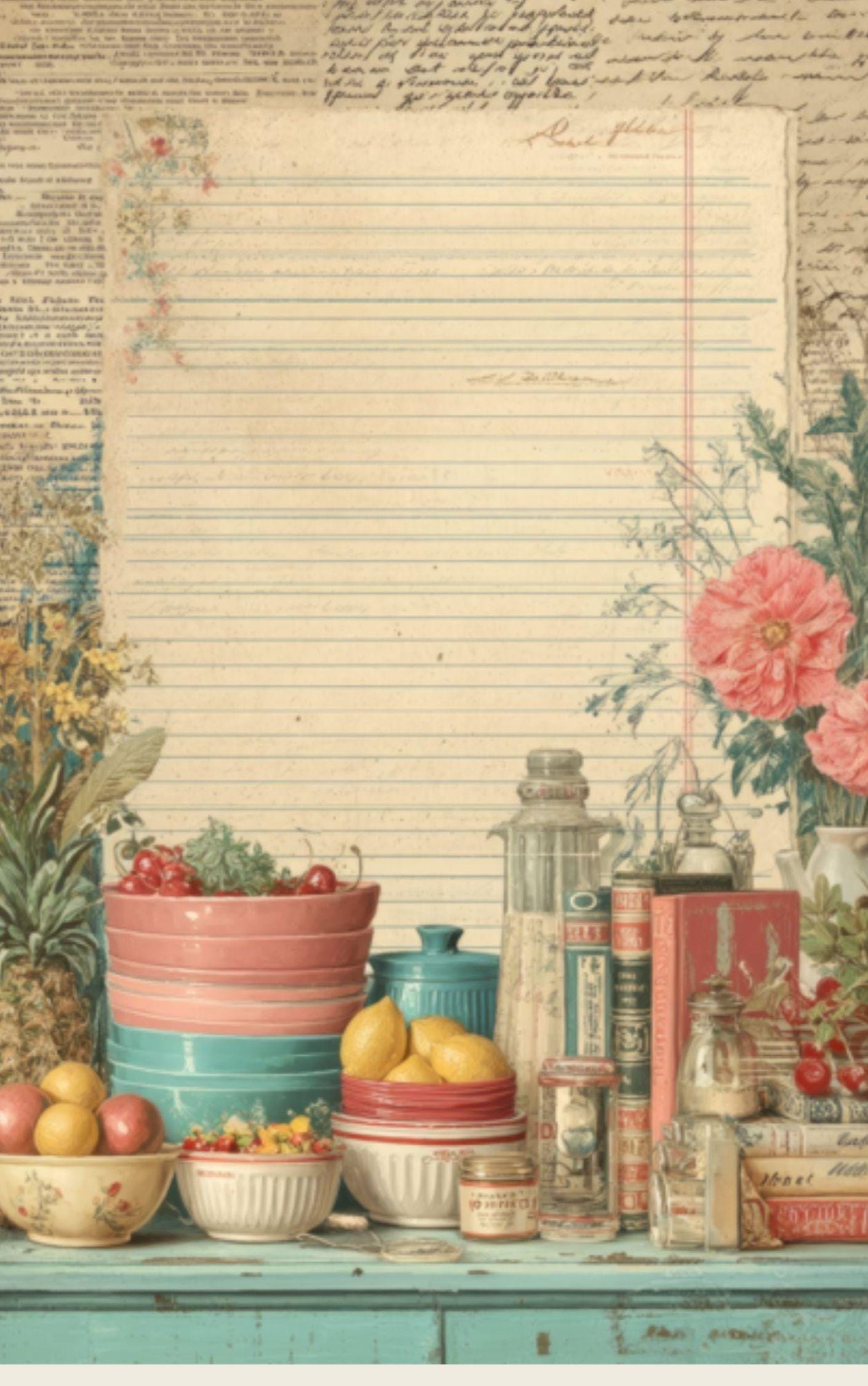 Junk Journal, 30 Full Pages, Digital Files for Downloading, Compiled in ...